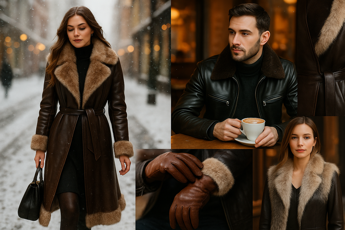 Exploring the Versatility of Leather and Fur in Everyday Winter Wear ...